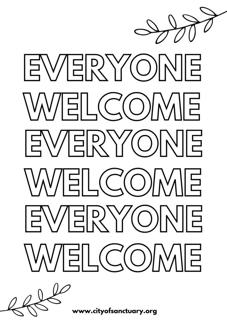 Posters and colouring-in for Refugee Week - City of Sanctuary UK