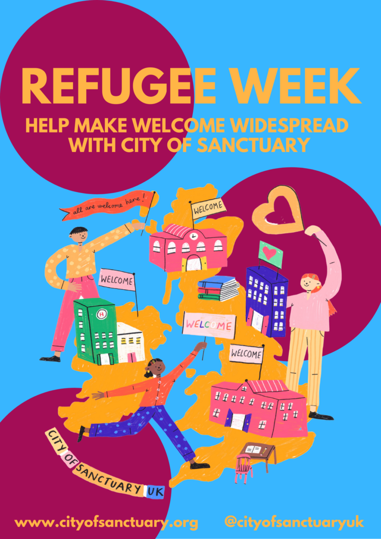 Posters and colouring-in for Refugee Week - City of Sanctuary UK