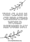Posters and colouring-in for Refugee Week - City of Sanctuary UK