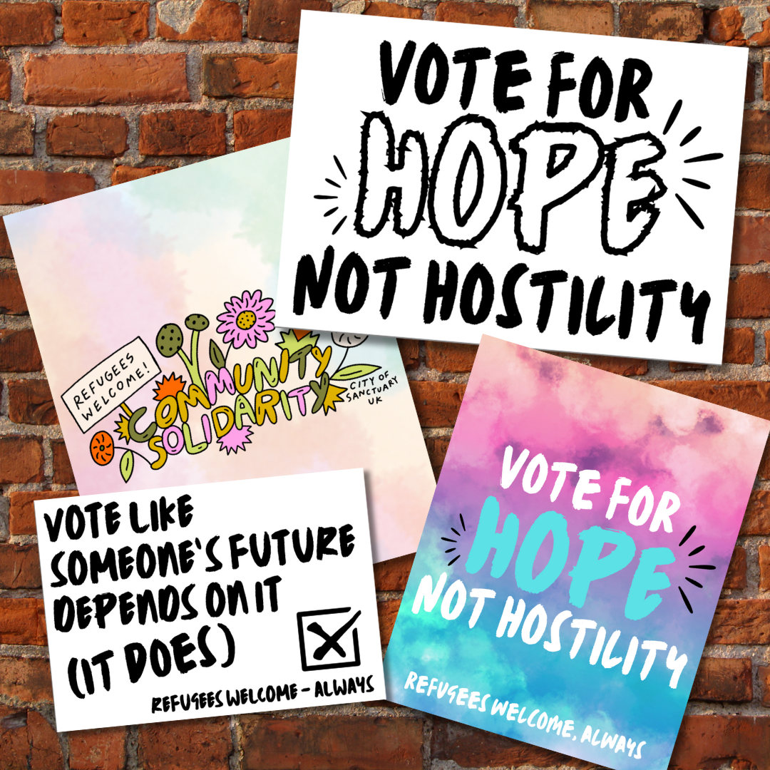 Download our free local election solidarity posters - City of Sanctuary UK