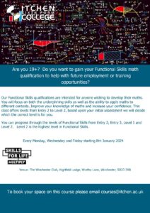New Itchen Sixth Form College Functional Maths course in Winchester ...