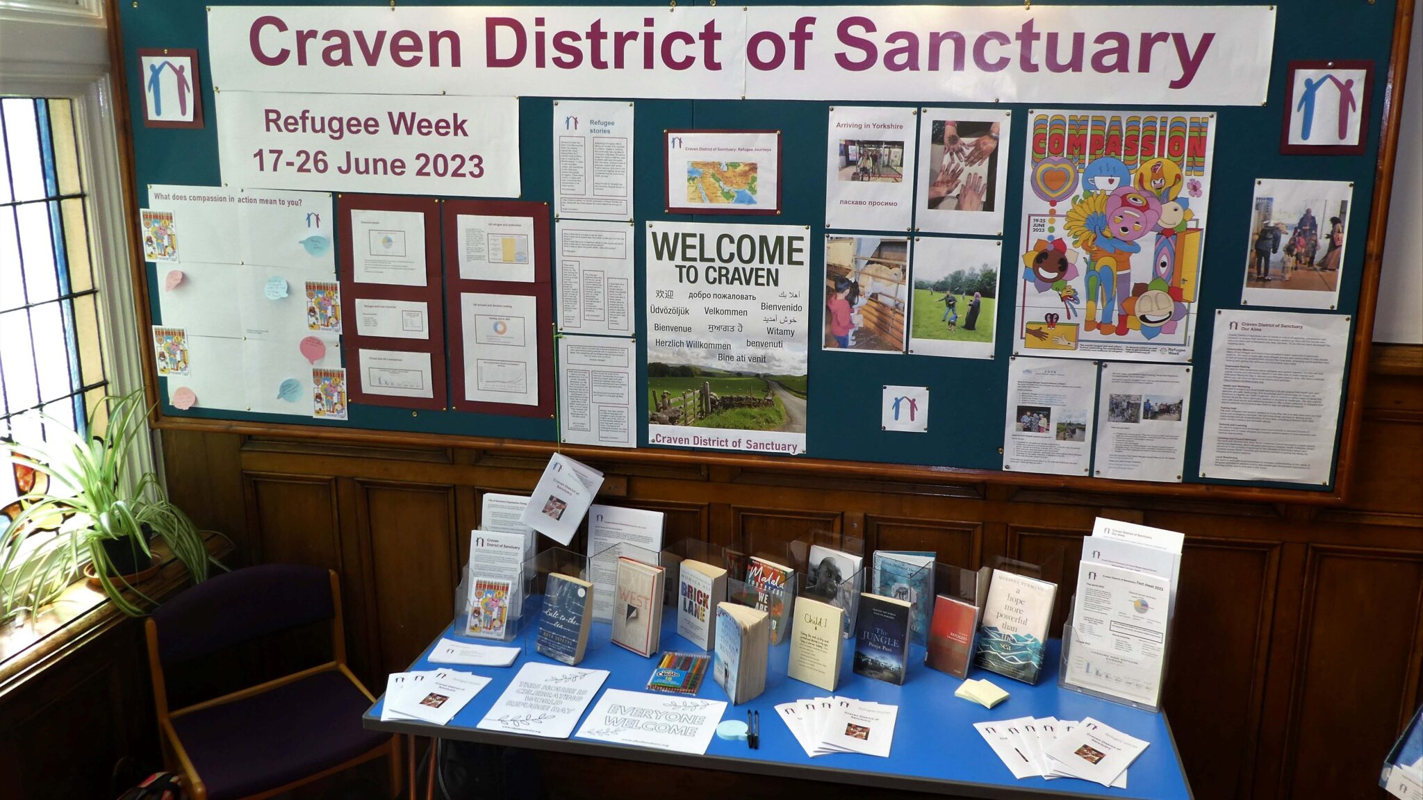 Skipton library display for Refugee Week 2023 - Craven District of ...