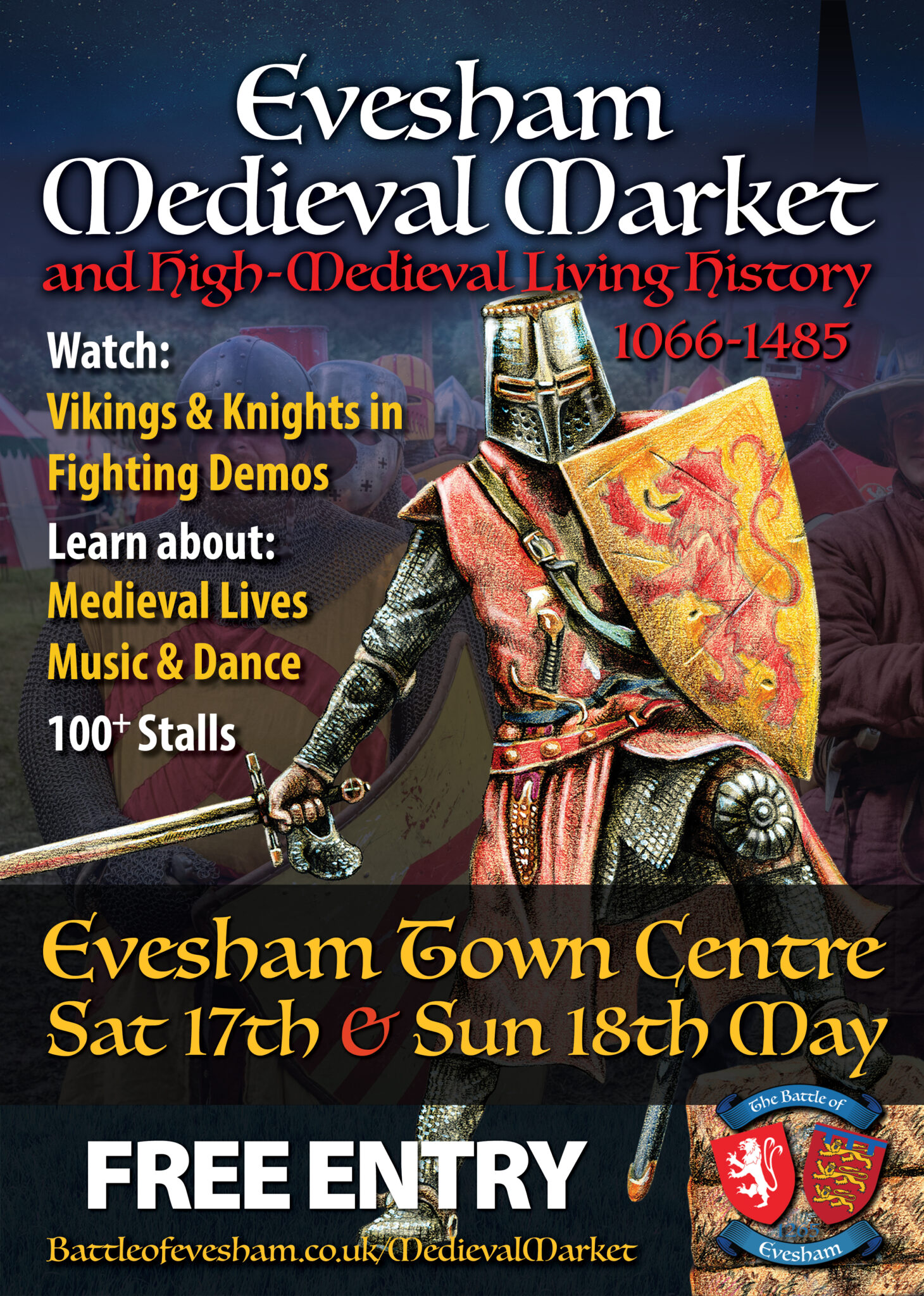 Our Weekend at the Battle of Evesham Market🏰 - Evesham Vale of Sanctuary